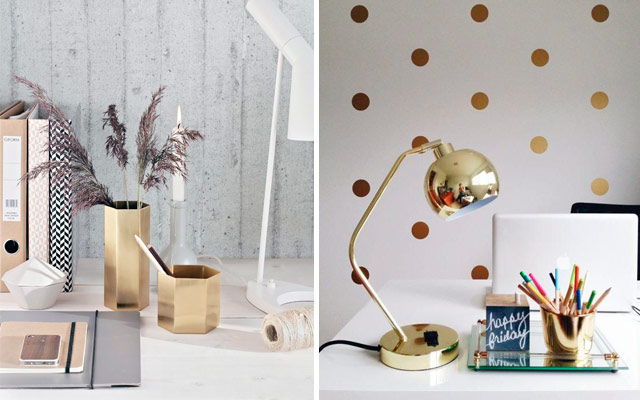 Marzua: El color metalizado en decoración