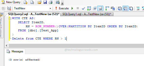 How To Find And Delete Duplicate Values In Sql Server