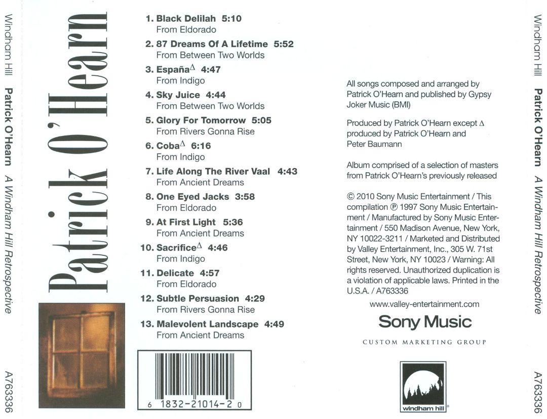 La Huerta de Fulcano: Patrick O'Hearn - A Windham Hill Retrospective (1997)