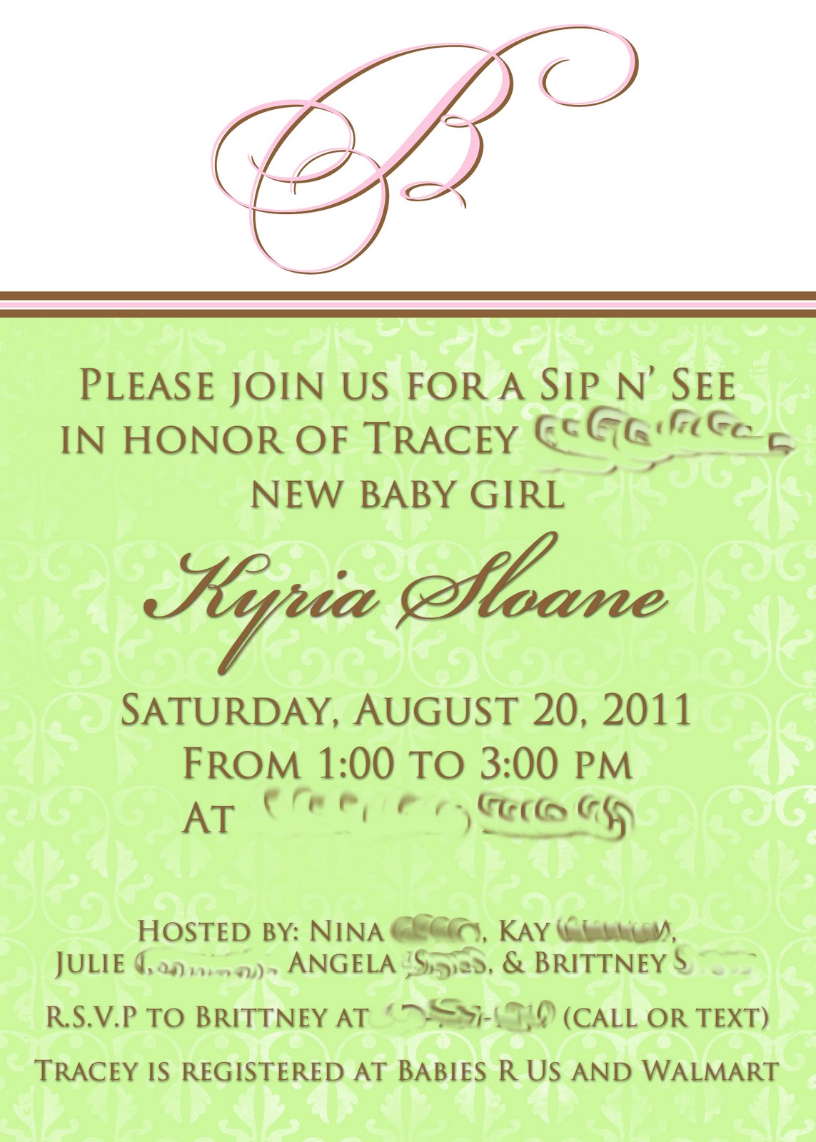Alicia's Delightful Designs: Custom Invitations