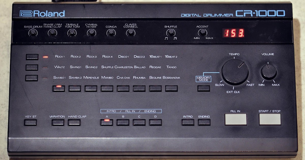 The William Salmela Project: ROLAND CR-1000