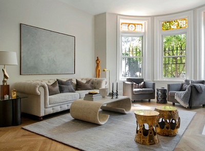 10 Salas con Sofás Color Beige