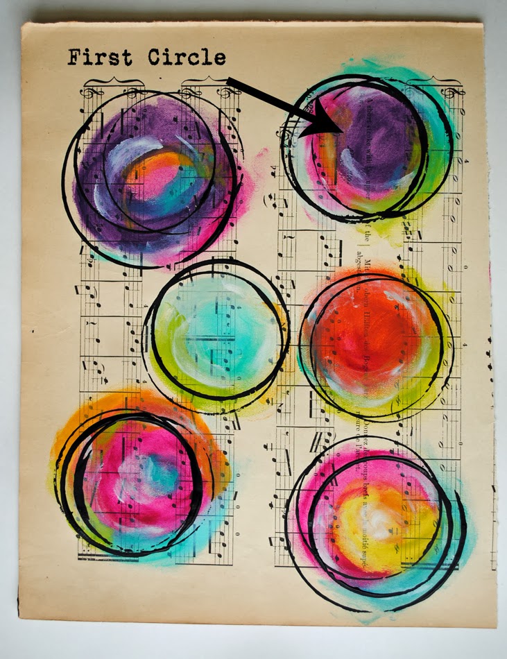 Found on Brighton: Painted Circles Tutorial