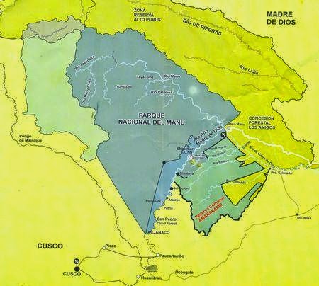 Parques Nacionales de América Latina : Parque Nacional del Manu (Perú)