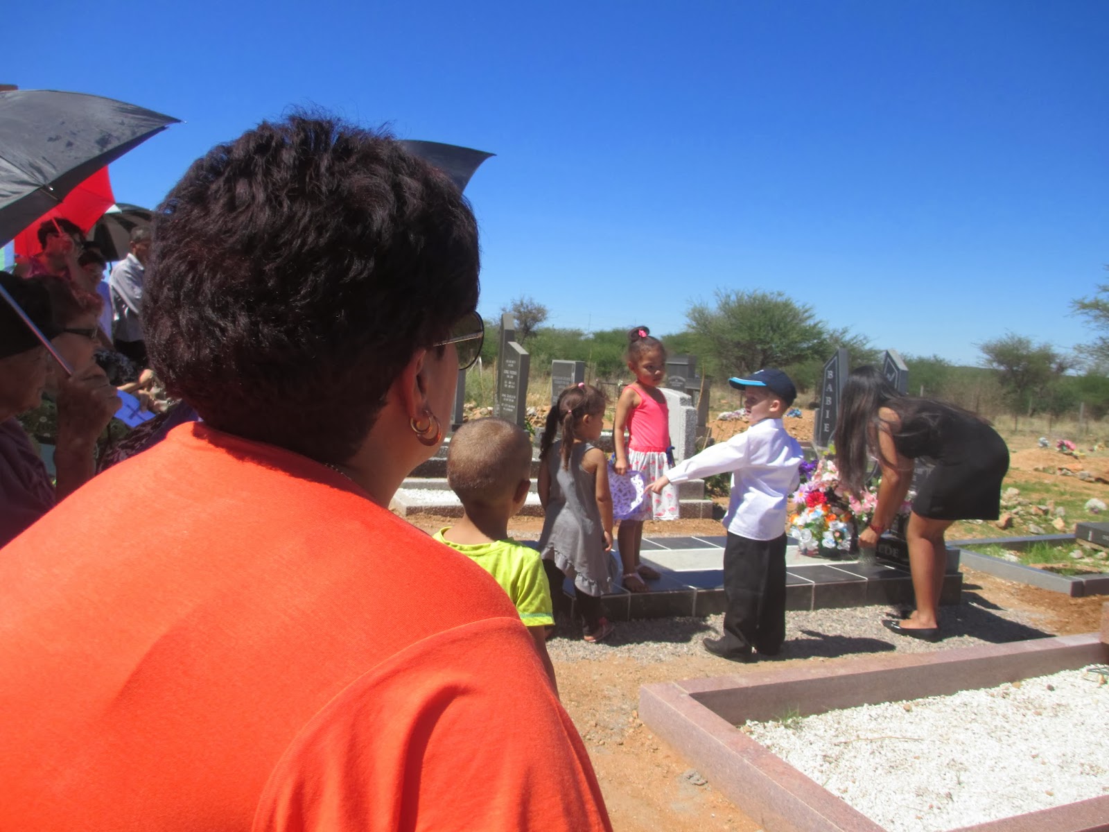 Loletta in Namibia: Tombstone Dedication