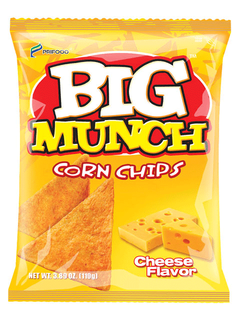 Honey's Home & Leisure: BIG MUNCH CORN CHIPS-- Gotta go BIG, Gonna go MUNCH