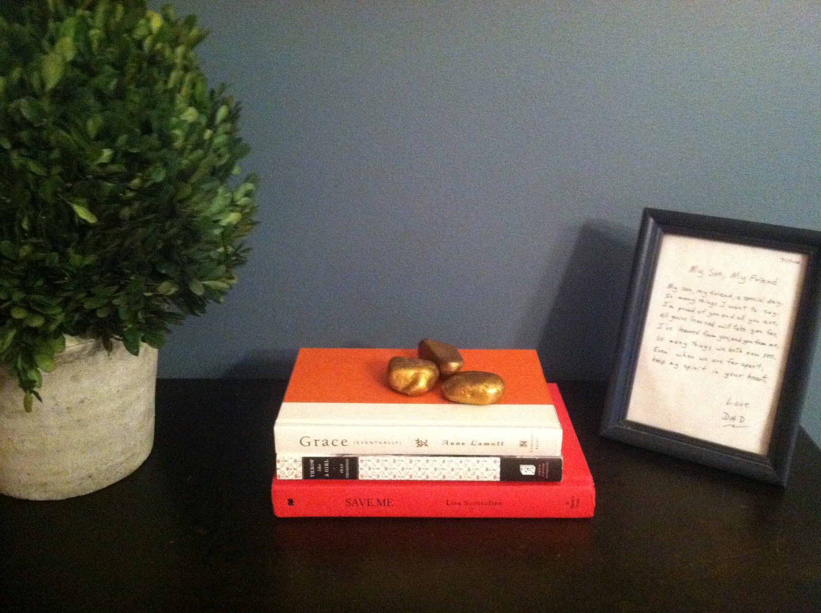 1201north: Julie's Dining Room: Accessorizing a Console Table