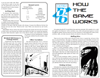 ASTRAL EMPIRES: Open D6 "How the Game Works" pamphlet