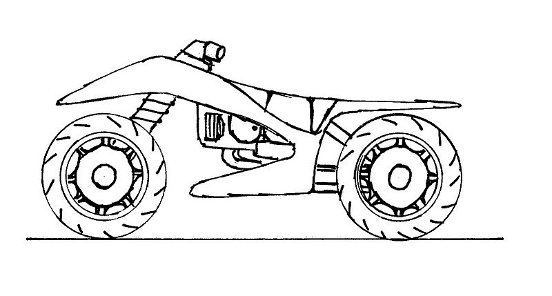 ART AND DESIGN STUDENT: Quad Bike Sketches