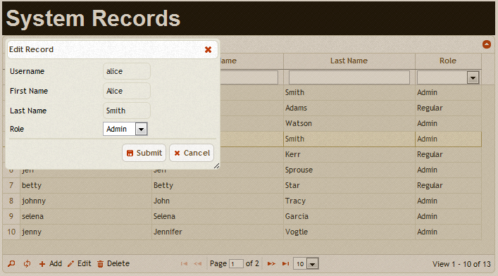 krams::: Spring MVC 3.1, jqGrid, and Spring Data JPA Integration Guide (Part 1)