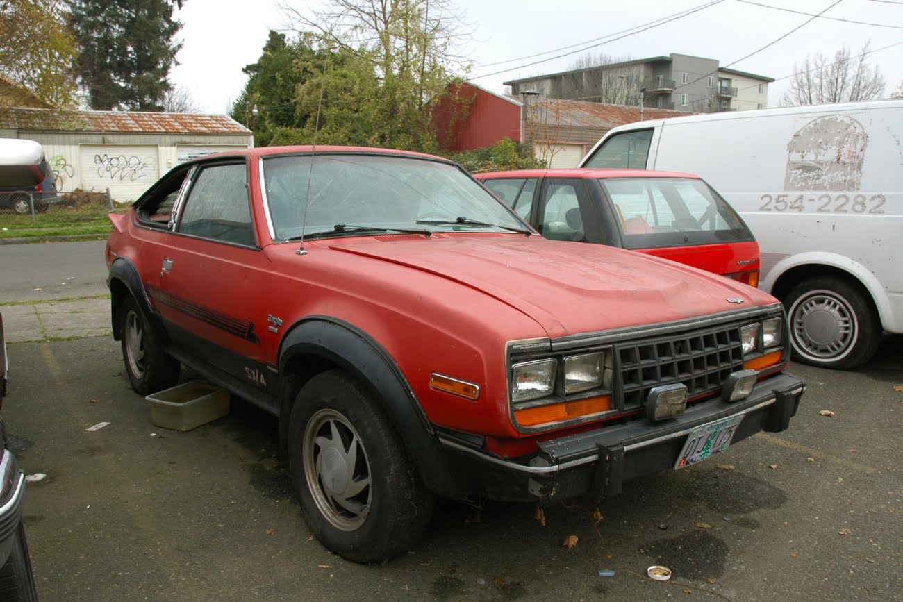 OLD PARKED CARS.: 1981 AMC Eagle SX/4.