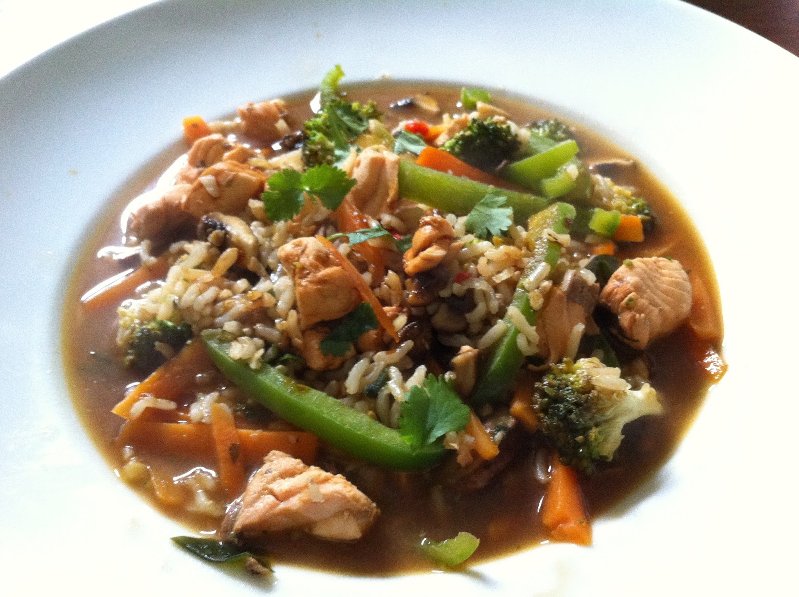 The Happy Larder: I am hungry - now! ... Easy miso stir-fry