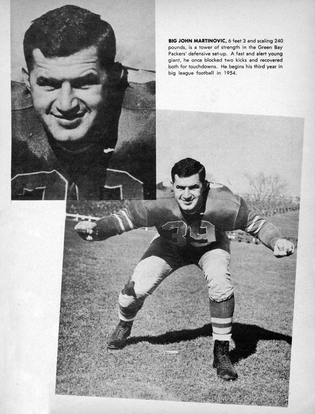 PACKERVILLE, U.S.A.: Pro-Football 1954
