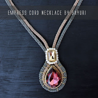 DIY Empress Cord necklace tutorial - Sayuri