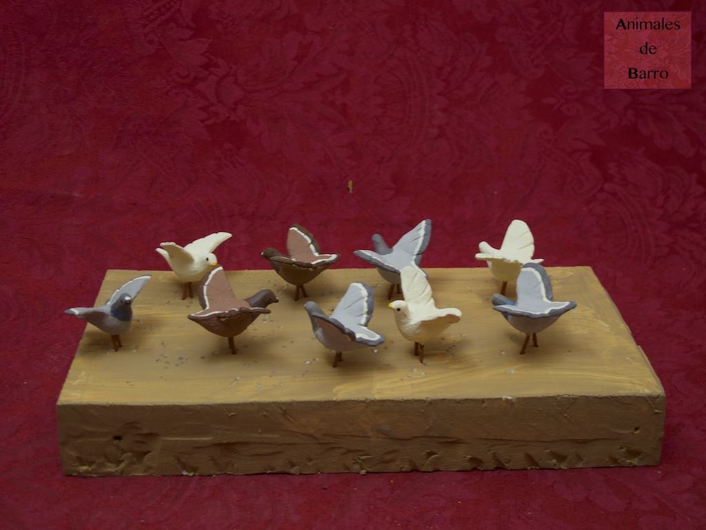 AnimalesDeBarro: Palomas