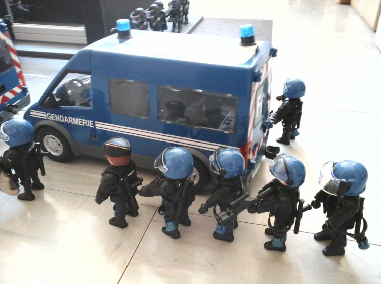Gsg9 1/87 Unité spéciale: Playmobil Personnages Police