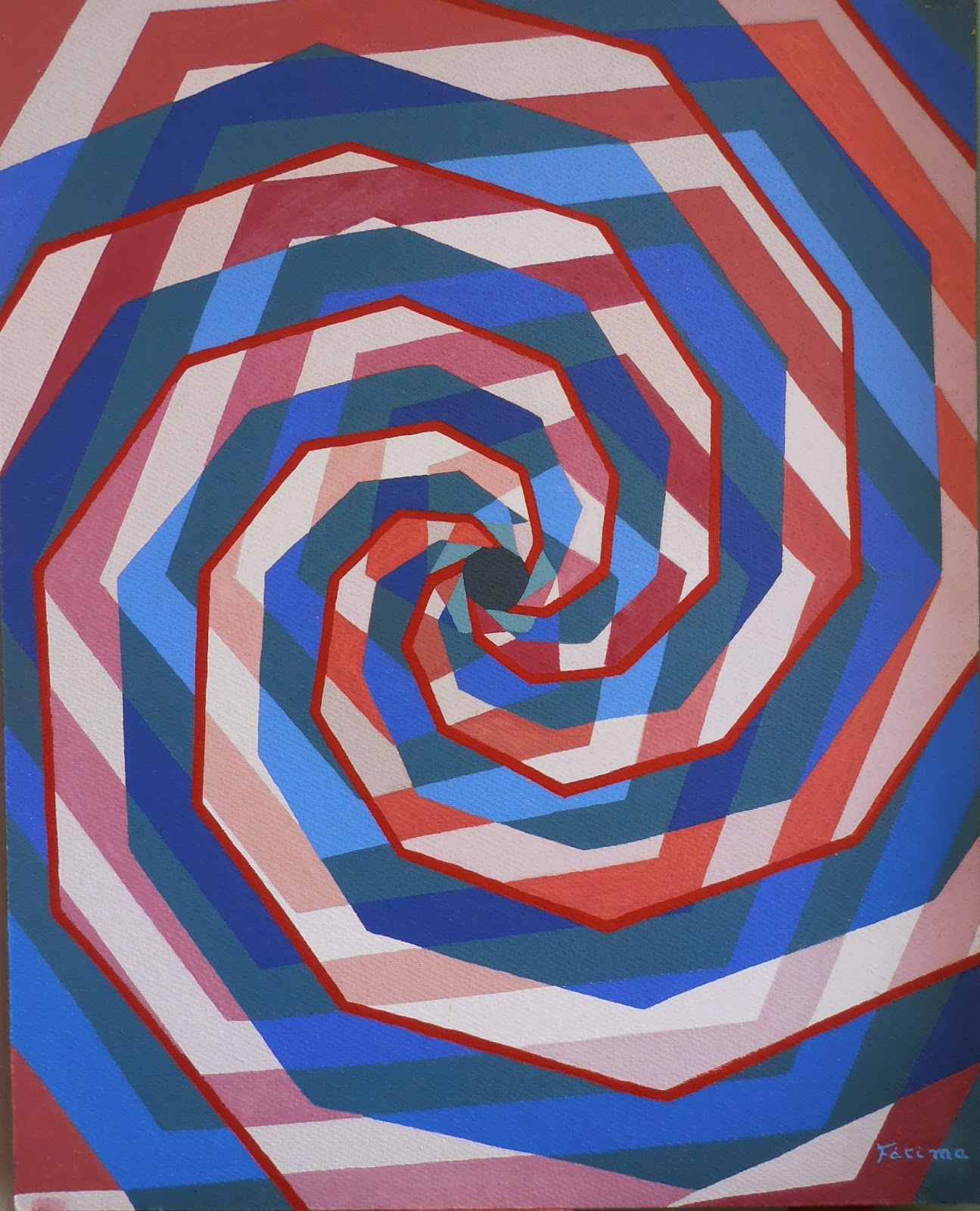 Fátima Rodríguez Serra: Mis dibujos y pinturas de Arte Optico