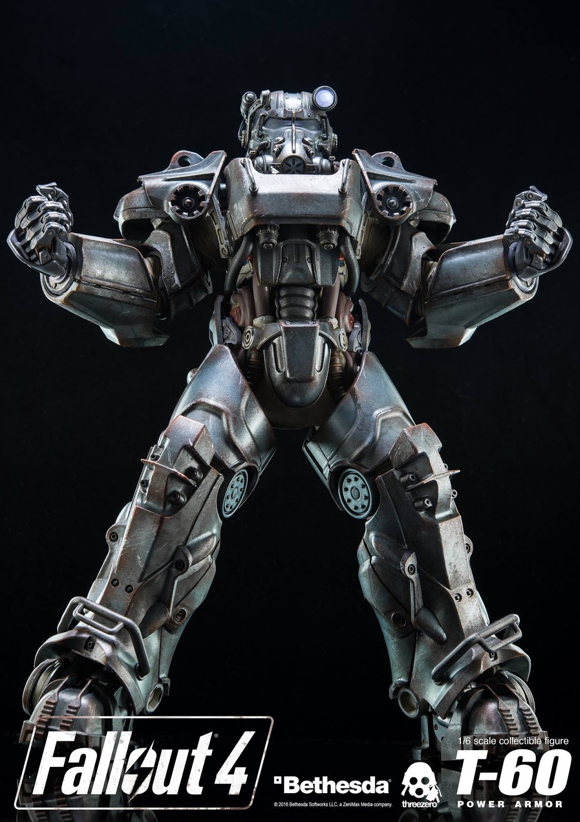 Toyhaven Threezero 1 6th Scale Fallout 4 T 60 Power Armor 14 5 Inch