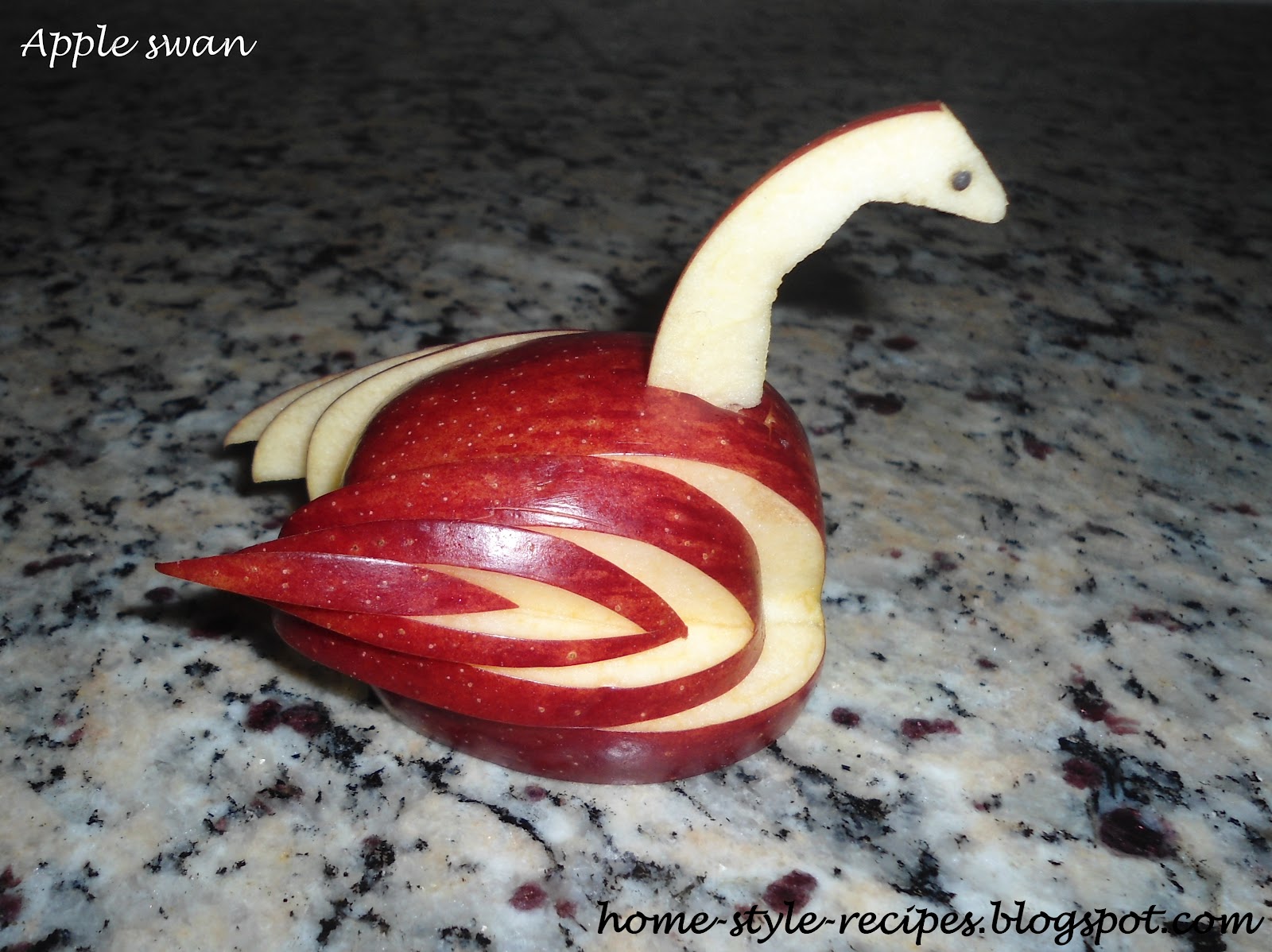 Share-A-Recipe: Apple swan