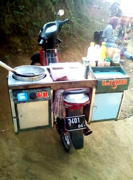 √ 35 Model Gerobak Motor untuk Bakso Bakar dan Kuah Modern