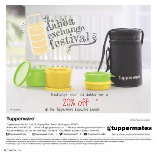 Tupperware Flyer June 2017 - India - Tuppermates
