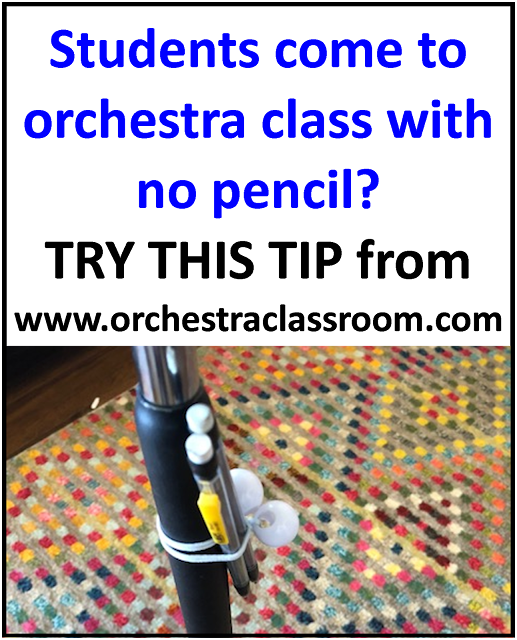 Orchestra Classroom: The Pencil Problem