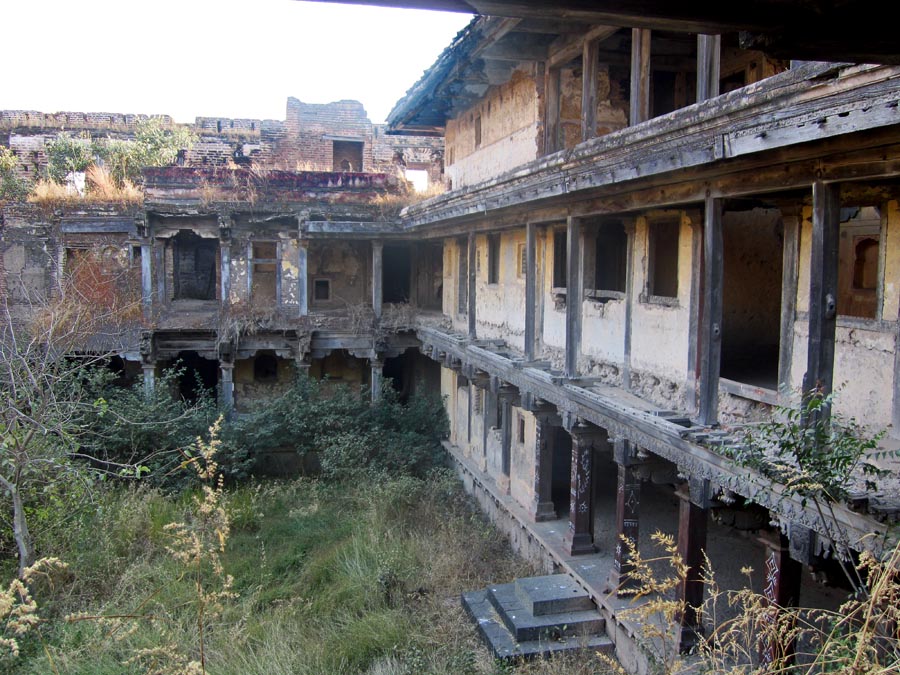 Stock Pictures: Interiors of the Sardar Purandare Wada at Saswad