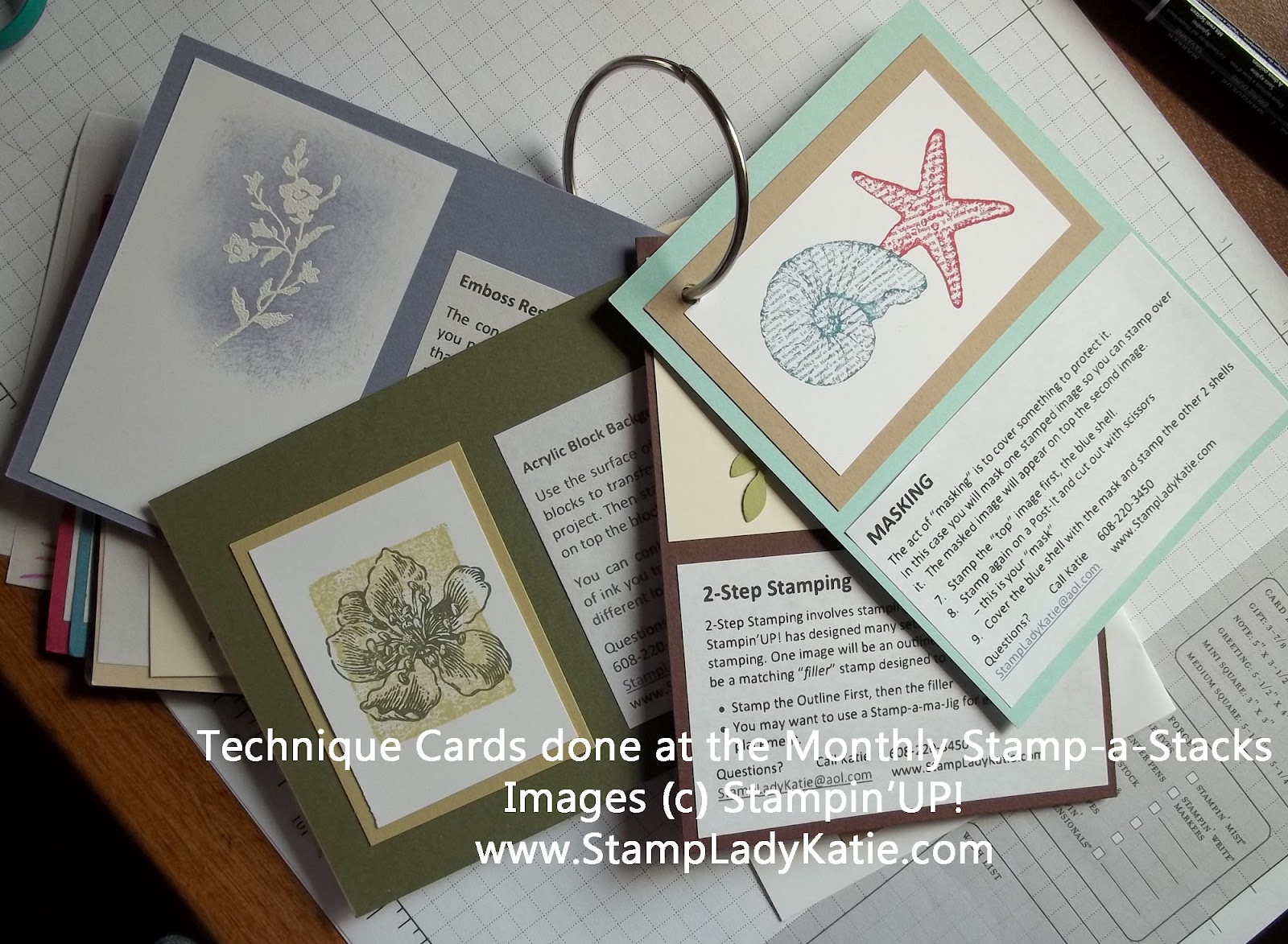 StampLadyKatie.com: Cards with Katie: Make Your Own Technique Card Ring