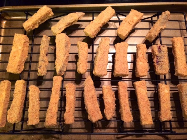 Let's Eat ... the Rainbow: Eggplant Fries w/ Super Hot Sauce