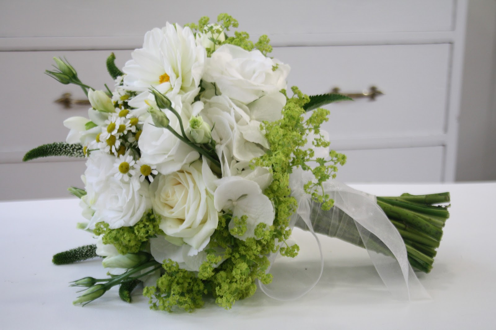 The Blossom Tree: White And Green Country Flowers