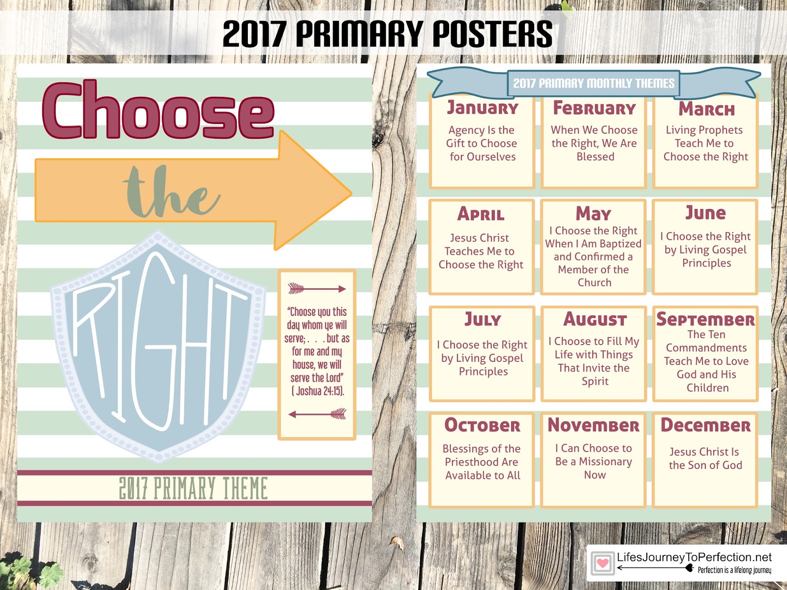 Life's Journey To Perfection: All You Need for 2017's LDS Primary Theme ...