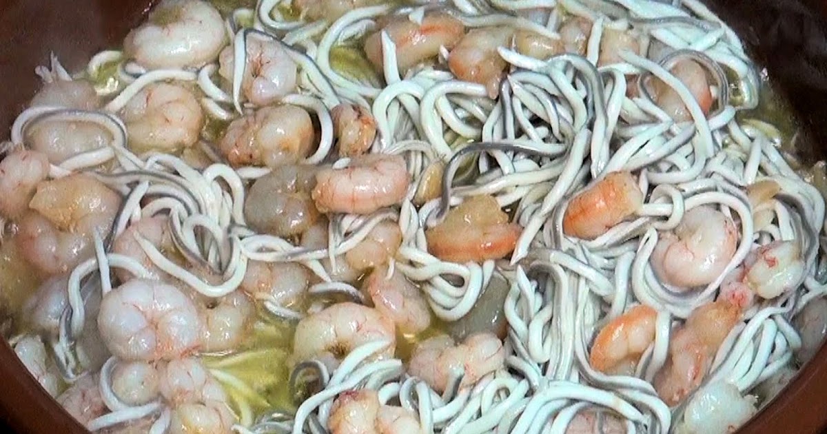 Gulas con gambas ~ Cocina con Manel y Pilar