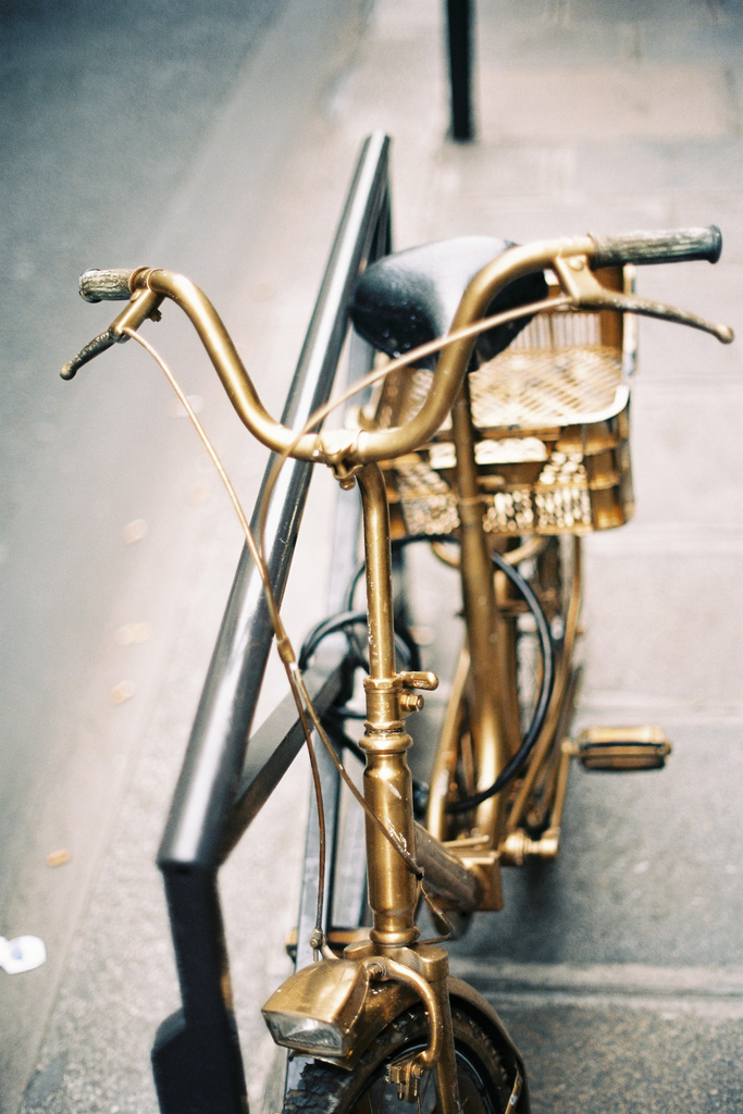Glitterature: Gold + Fix // Spike + Bike