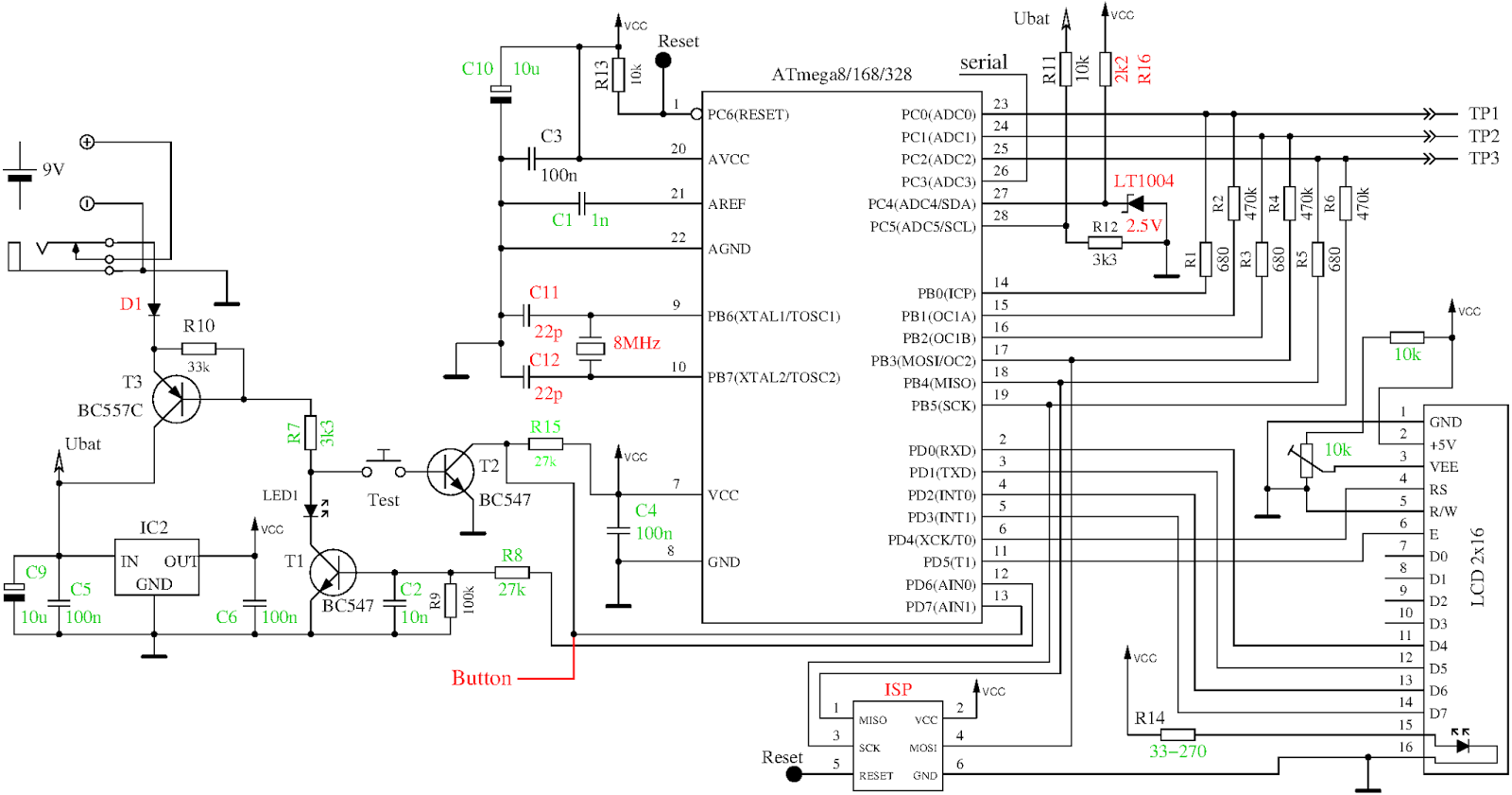 Mencoba membuat komponen tester / transistor tester / smart tester ...