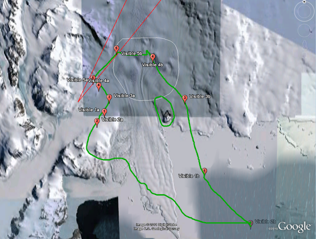 Scott's Northern Party: Sketch Interpretation: Looking towards Mt ...
