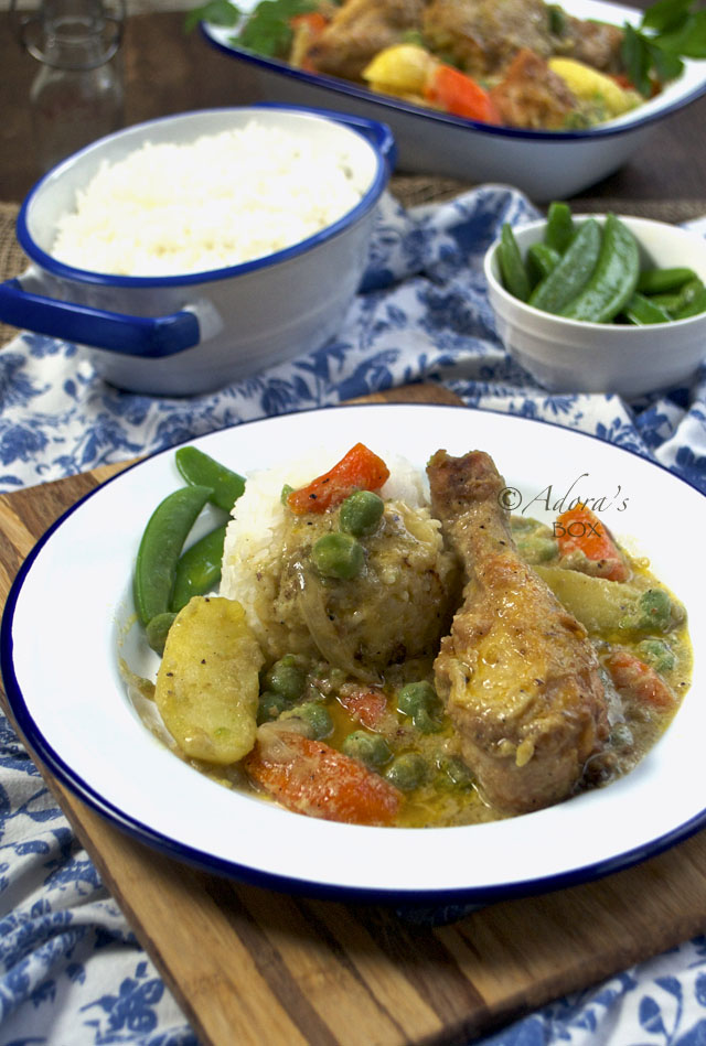 Adora's Box: POLLO CON GUISANTES (MANOK SA GUISANTES)