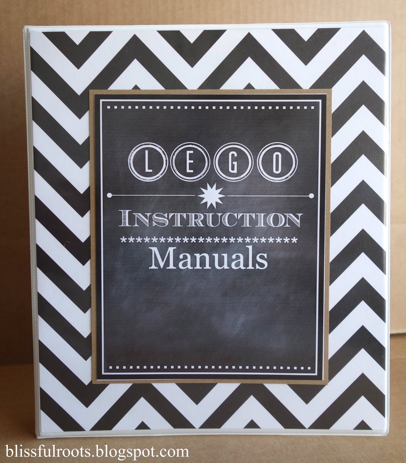 BLISSFUL ROOTS: Lego Instruction Manual Organizer & Printable