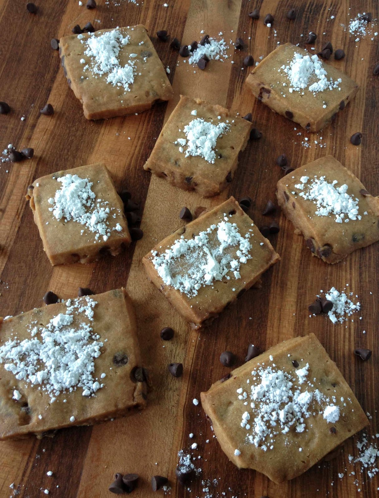 Espresso Chocolate Chip Shortbread - Cooking in Socks