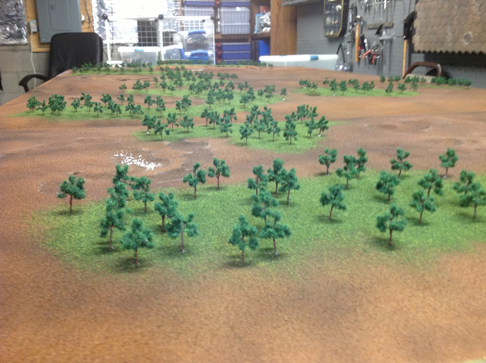 Ogre Miniatures: Trees for the Ogre Terrain Boards