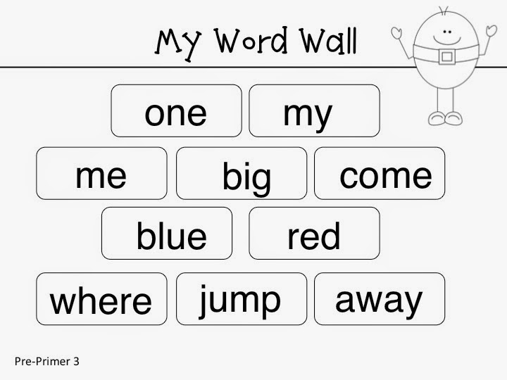 Stars and Wishes: Humpty Dumpty Word Walls