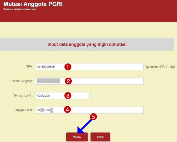 Cara Mutasi Anggota PGRI Online dan Cara Mendapatkan Kartu Tanda ...