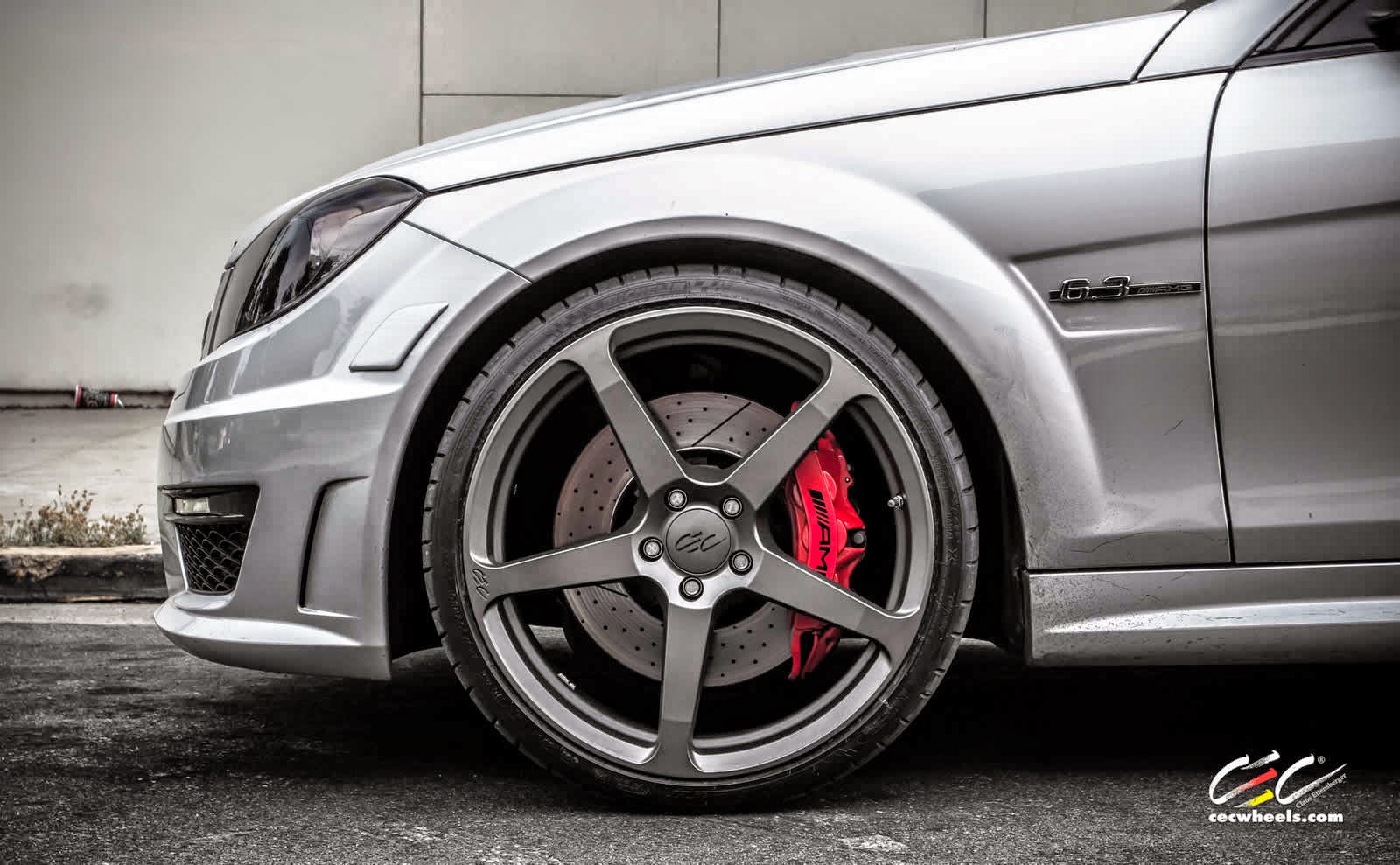 Mercedes-Benz W204 C63 AMG with CEC C884 Wheels | BENZTUNING