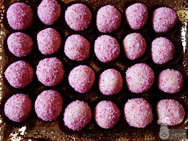 Trufas De Chocolate Blanco Irresistibles Con Coco Caramelizado El