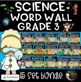 The Best of Teacher Entrepreneurs: 3rd Grade Science Vocabulary Word ...