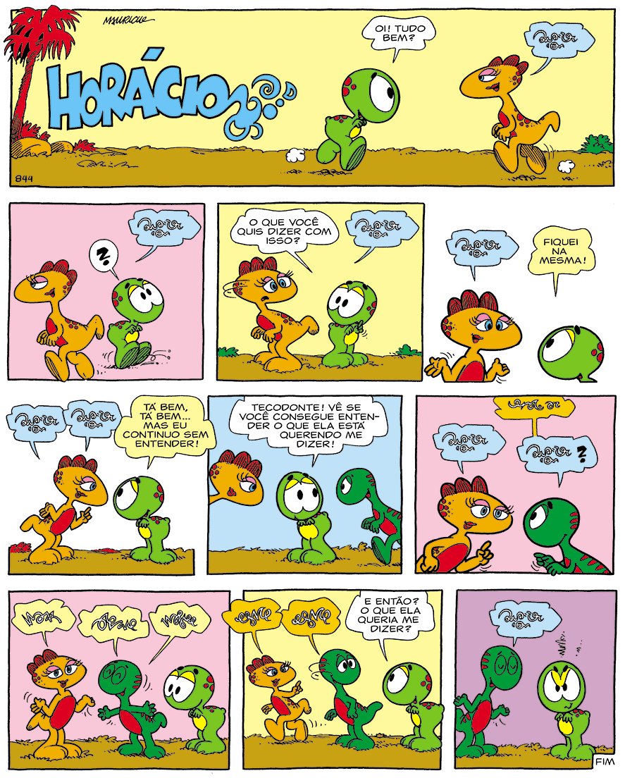 Blog do XANDRO: Tiras N°8333 : Horácio - Mauricio de Sousa!