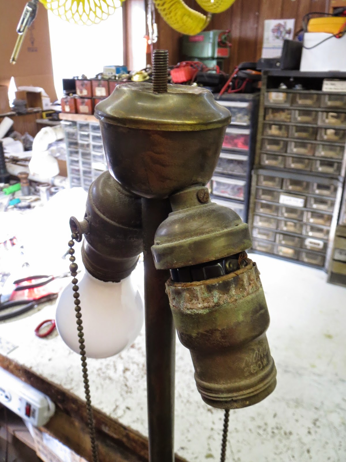 Lamp Parts and Repair | Lamp Doctor: Various Lamp Clusters Examined