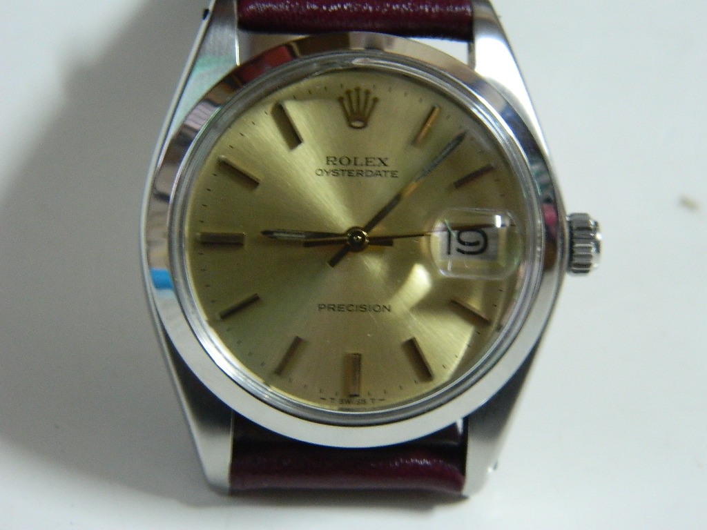 barang vintage : rolex 6694 gold dial ( SOLD )