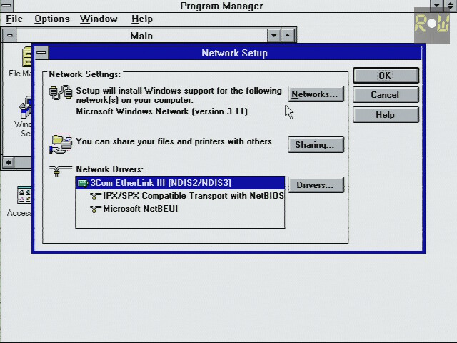 Como integrar um PC com o Windows for Workgroups 3.11 em uma rede local ...