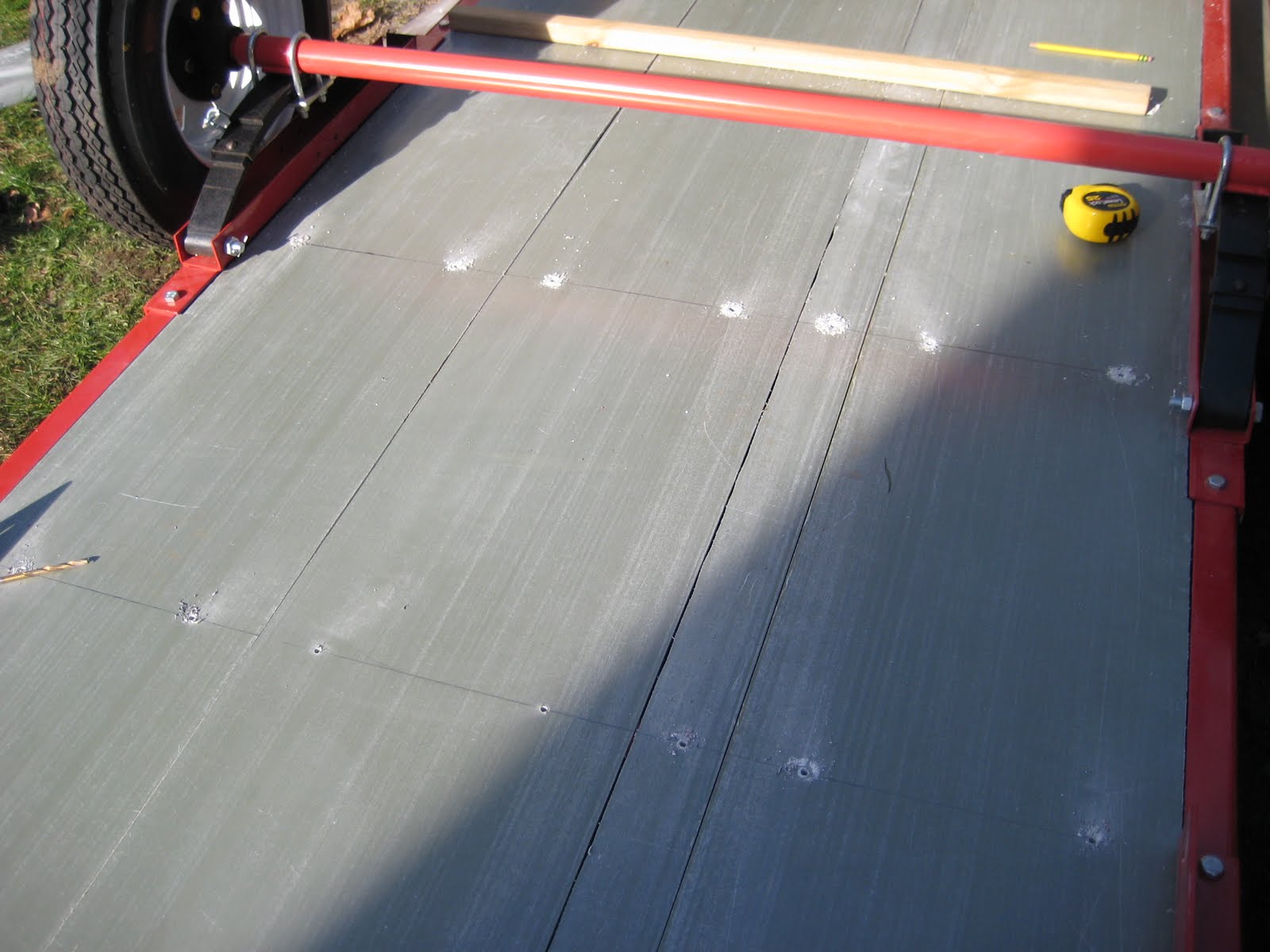 Turned-about: Sealing the trailer bed