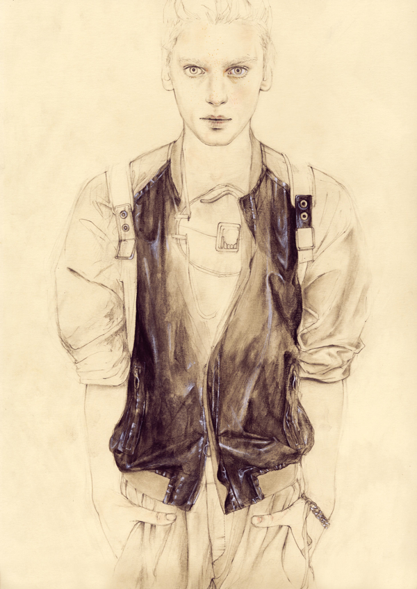 minchki: fashion illustration: Cedric Rivrain